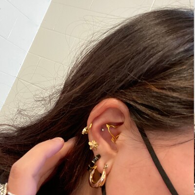 Devil Daith Piercing Sterling Silver Heart Daith Piercing Sterling ...