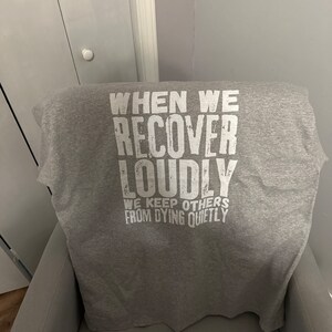 Unisex When We Recover Loudly Shirt, NA Shirt, AA Shirt, Recovery Gift ...