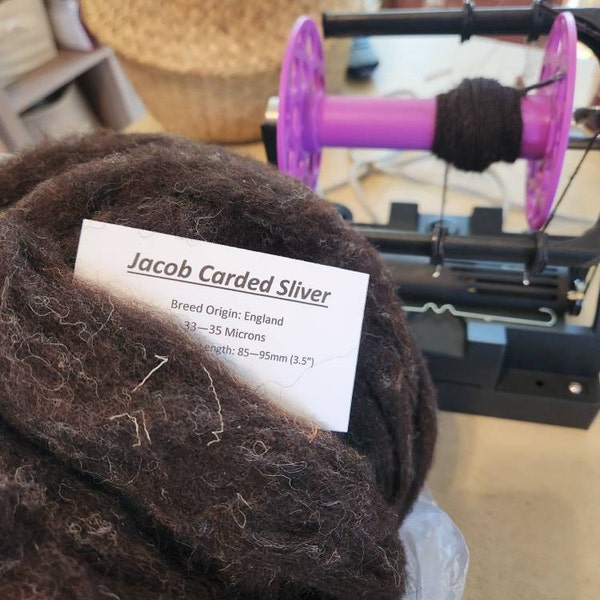 Corriedale Roving, Grey Corriedale Top, 100 Grams of Spinning Fiber ...