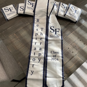 Custom Embroidery Graduation Stole Custom Personalized Stole Custom ...