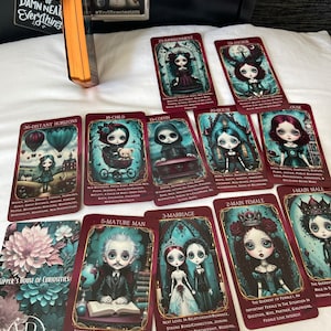 HALLOWEEN Deck the SPOOKY SEASON Oracle Mystical Halloween Tarot love ...