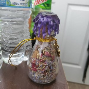Spell Jar Grounding & Authenticity Mini Witch Bottle Altar Tool ...