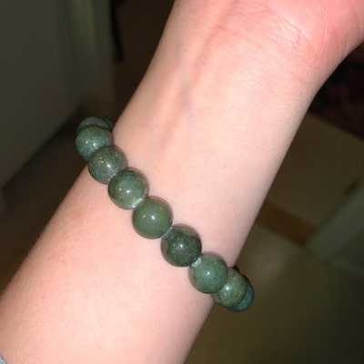 58mm Natural Icy Cloudy Blue Green Moss in Snow Jadeite Jade Bangle ...