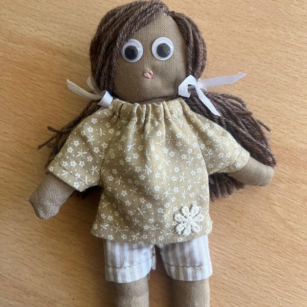Doll Sewing Pattern for Beginners Bundle, 9'' Rag Doll and 16'' Blank ...