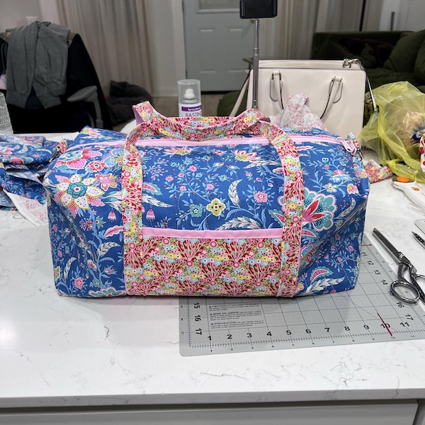 Easy Duffle Bag - Digital Sewing Pattern (PDF), Video Tutorial Included ...