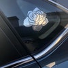 Rose Car Window Sticker, Die-cut Vinyl Decal - Etsy
