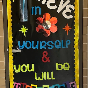 YES YOU CAN Bulletin Board Kit Classroom Decoration Letters - Etsy