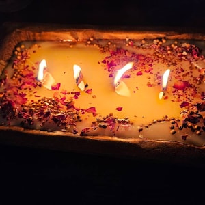 Spiced Orange and Cinnamon Chai Woodwick Dough Bowl Candles - Etsy