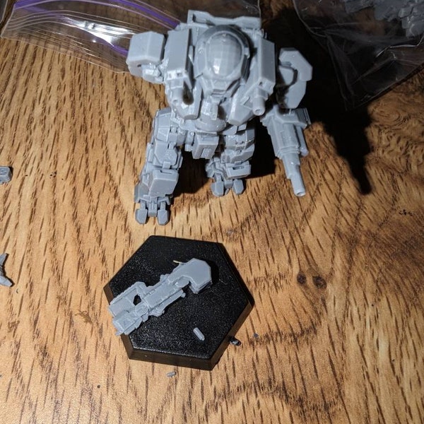 Phoenix Hawk IIC, Alternate Battletech Mechwarrior Miniature WITH BASE ...