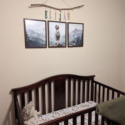 Nursery Nature Decor, Boy Adventure Nursery, Adventure Theme Toddler ...