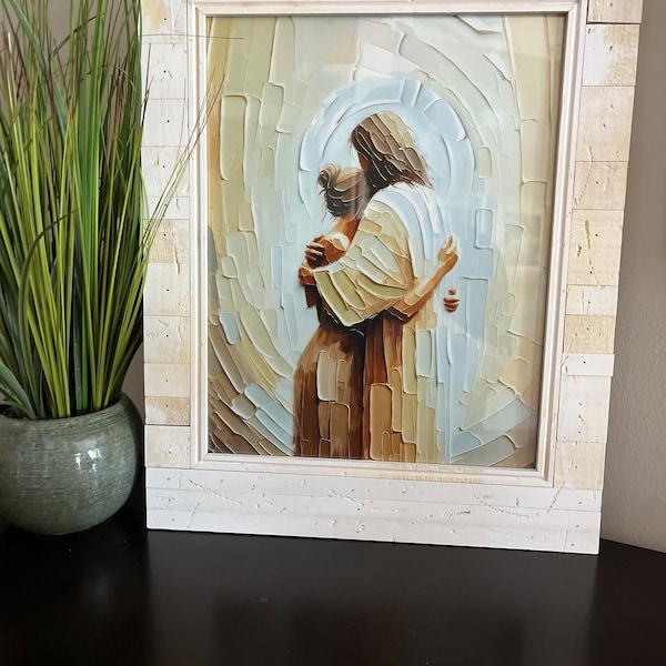 Abstract Christian Modern Art | Subtle Jesus on the Cross |christ ...