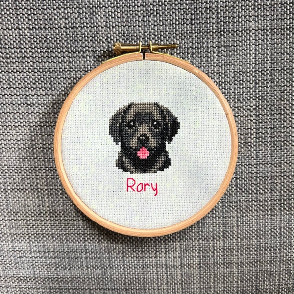 Black Labrador Cross Stitch Pattern PDF Bundle - Black Lab + Black Lab ...