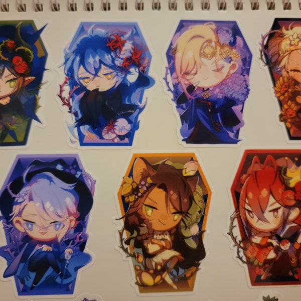 Twisted Wonderland TWST Riddle Leona Jade Azul Floyd Jamil Kalim Rook ...