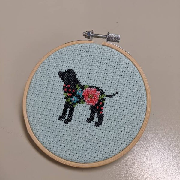 48 Mini Dog Christmas Ornaments Cross Stitch Christmas Mini Cross ...