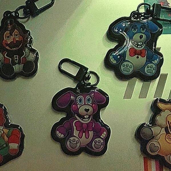 The Walten Files - Acrylic Keychains - Bon, Banny, Sha, Boozoo, Billy ...