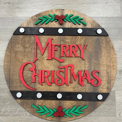 SVG/ LASER Cut/ Digital/merry Christmas Pallet Sign/christmas Sign ...