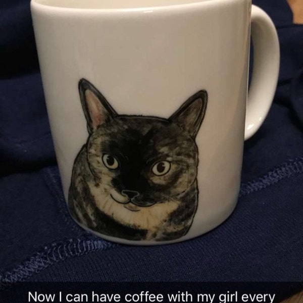 Custom Made Pet Mug Hand Painted Animal Mug Cup Personalized Mug ...