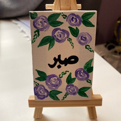 Mini Canvas and Easel Set 2x3 Inch Stretched Canvas Customize Your Own ...