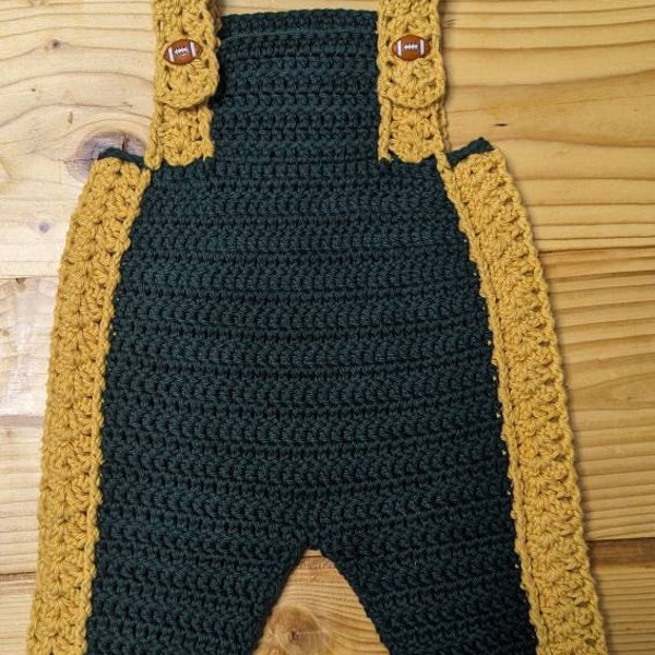 Crochet Pattern Baby Overalls - Newborn to 24 Months - Etsy
