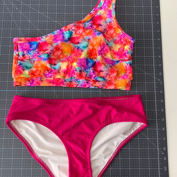 One Shoulder Bikini Top Sewing Pattern | Bikini Pattern | One Shoulder ...