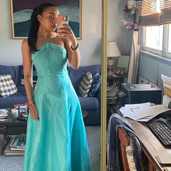 Vintage Y2K Sunset Ombré Bridgerton Style Ethereal Prom Gown Formal ...