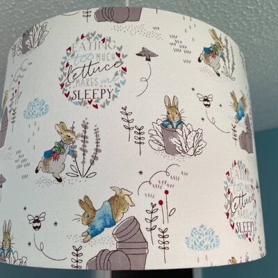 Peter Rabbit Beatrix Potter Inspired Lamp Shade Light Shade 30cm - Etsy UK