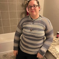 Easy Crochet Pullover Weekend Snuggle Sweater Cosy Slouchy Winter PDF ...