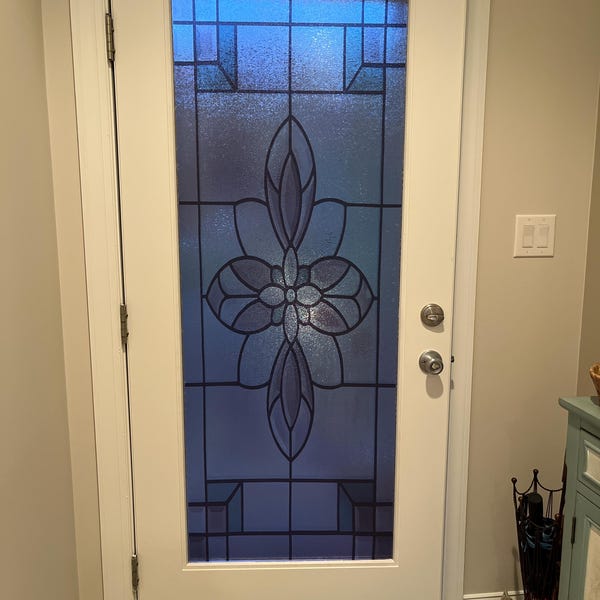 Custom Size Home Window Decor - Classic Vintage Privacy Screen, Colored ...