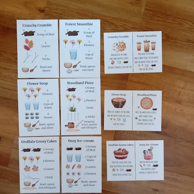 Printable Mud Kitchen Recipe Cards, Magic Fairy Potion Cards ...