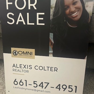 Real Estate Yard Sign for Sale Sign With FREE Shipping Physical 18x24 ...