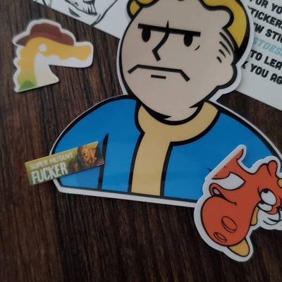 Vault Boy Fallout Sticker Fallout Series Laptop Waterproof Decal ...
