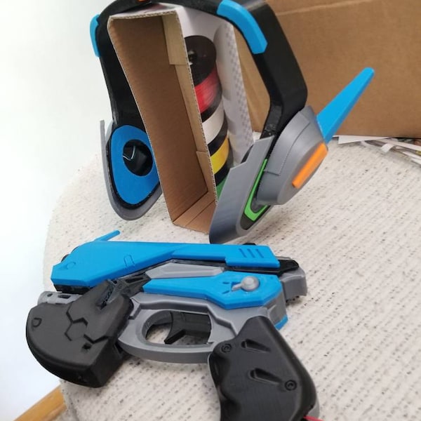 Overwatch DVA Gun and Headset for Cosplay Costume D.va Weapon Game ...