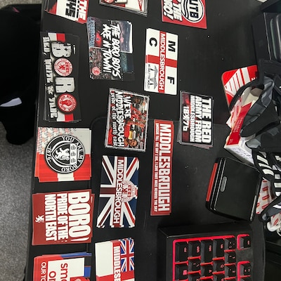100 X West Ham Stickers Based on ICF Programme Upton Park Hammers Irons ...