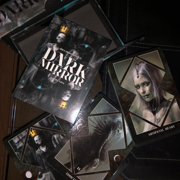 Dark Mirror Oracle Deck Cards Set Fantasy Art Tarot Card & Book ...