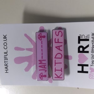 Personalised Design Your Rectangle Enamel Pin Customised Pin Badge ...