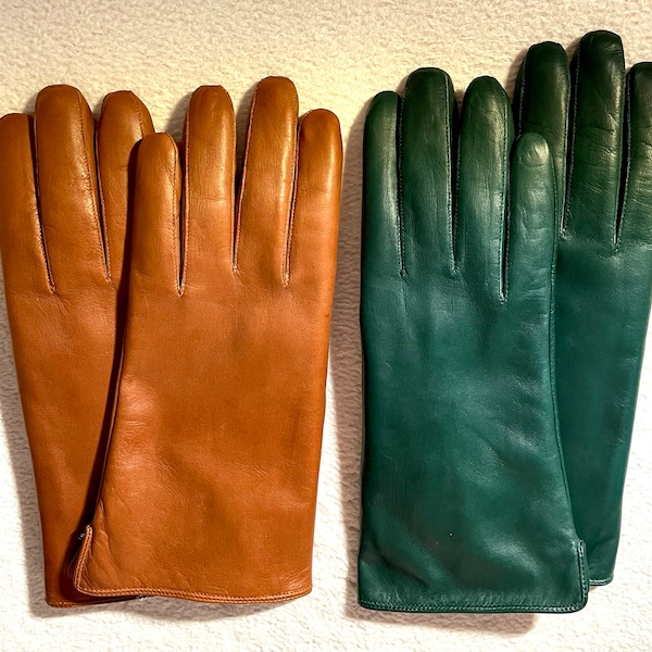 Men Leather Gloves Handmade Men Gloves Gloves for Driving Genuine ...