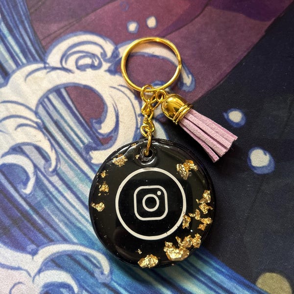 NFC Keychain, Scannable Keychain, Social Media Keychain, Influencer ...