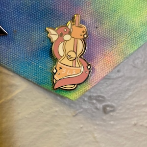 Boba Gengar Hard Enamel Pin Kawaii Sweet Poke Drink Lapel Pin Cute ...