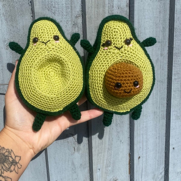 Avocado Family, Amigurumi Crochet Pattern, Digital Download - Etsy