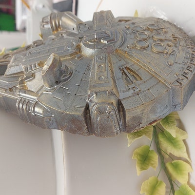 Solid Chocolate Millenium Falcon Cake Topper Star Wars - Etsy UK
