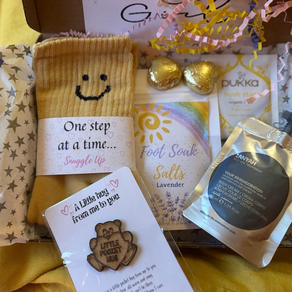 VEGAN Recovery Care Package, HUG in a BOX, Hospital Recovery Gift for ...