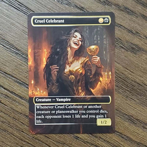 Sapphire Medallion Proxy - Clear Frame - Custom Game Card for Commander ...