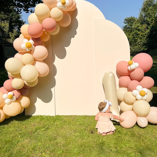 Bluey Balloon Backdrop, Let's Pawty Balloon Garland, Bluey Birthday ...