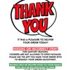 Uber Eats Delivery Driver Thank You Card, Personalized, Printable Card ...
