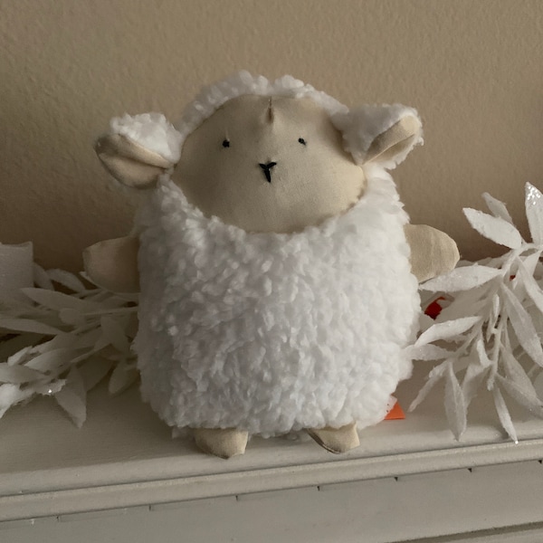 Fluffy Lamb Plush PDF Sewing Pattern in 2 Sizes Plus Step-by-step ...