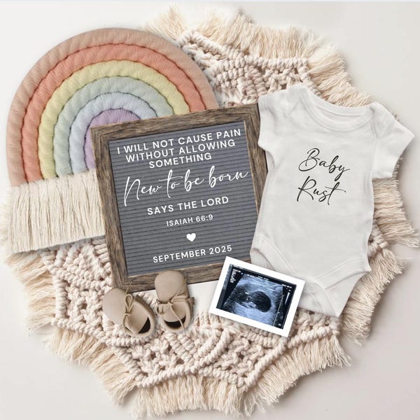 Girl Pregnancy Announcement Digital, It's a Girl Gender Reveal Baby ...