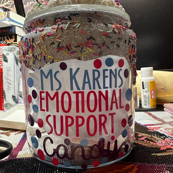 Funny Motivational Candy Jar Gift, Custom Treat Candy Holder for Boss ...