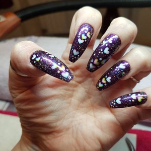 Bright Red Fake Nails Extra Long Curved False Nails Hand - Etsy