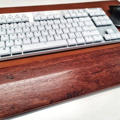 Handmade Keyboard and Mouse Wrist Rest From Reclaimed - Etsy