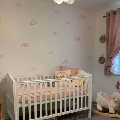 Boho Rainbow Wall Decals, Rainbow Wall Stickers, Watercolour Rainbow ...